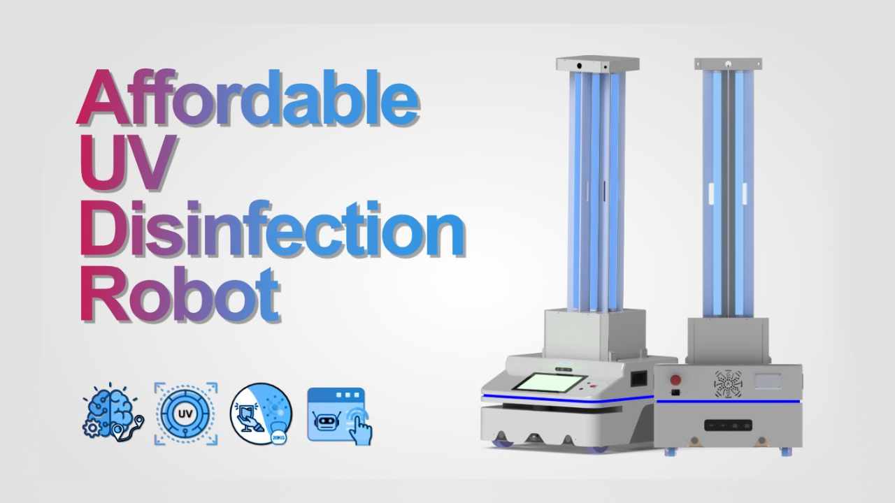 Affordable UV Disinfection Robot - Autonomous Guided UVC/UV-Sterilizer ...